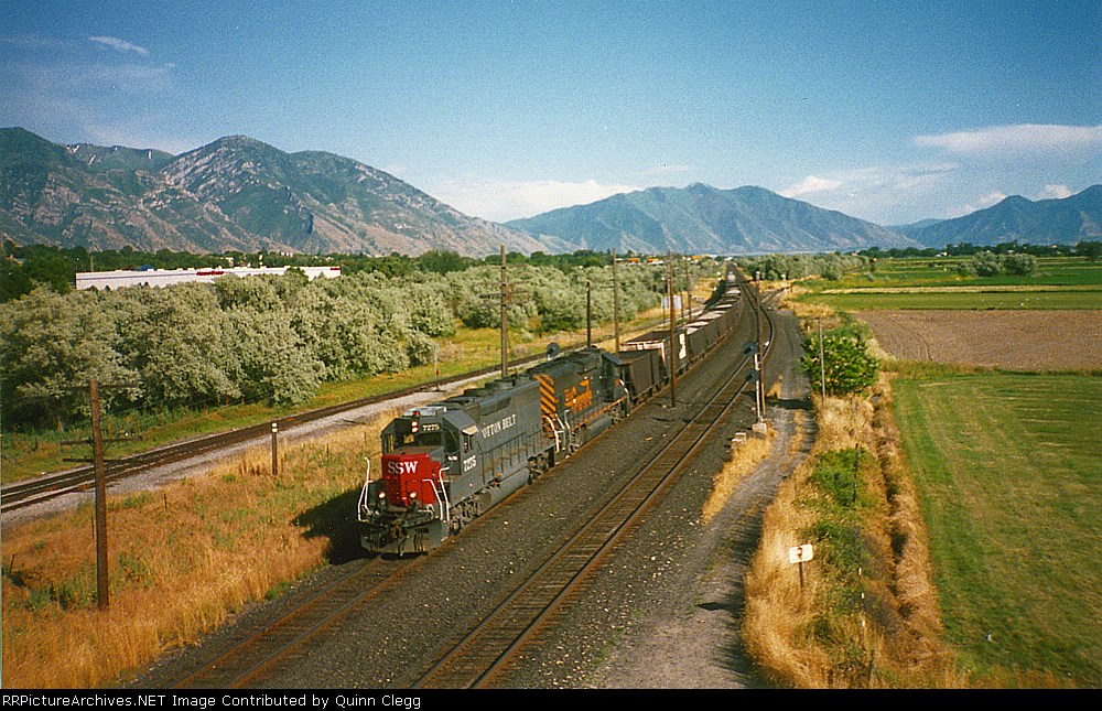SSW GP40M-2 No.7275,D&RGW GP60 No.3156 Orem,Utah July 19,1995.